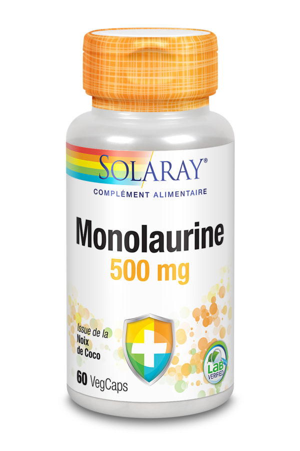 Monolaurine 500mg Solaray - Mycoses / Candidoses - Spécialités
